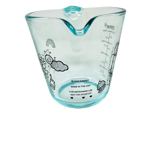 Hello Kitty | Kitchen | Pyrex Sanrio Hello Kitty Glass Measuring Cup ...